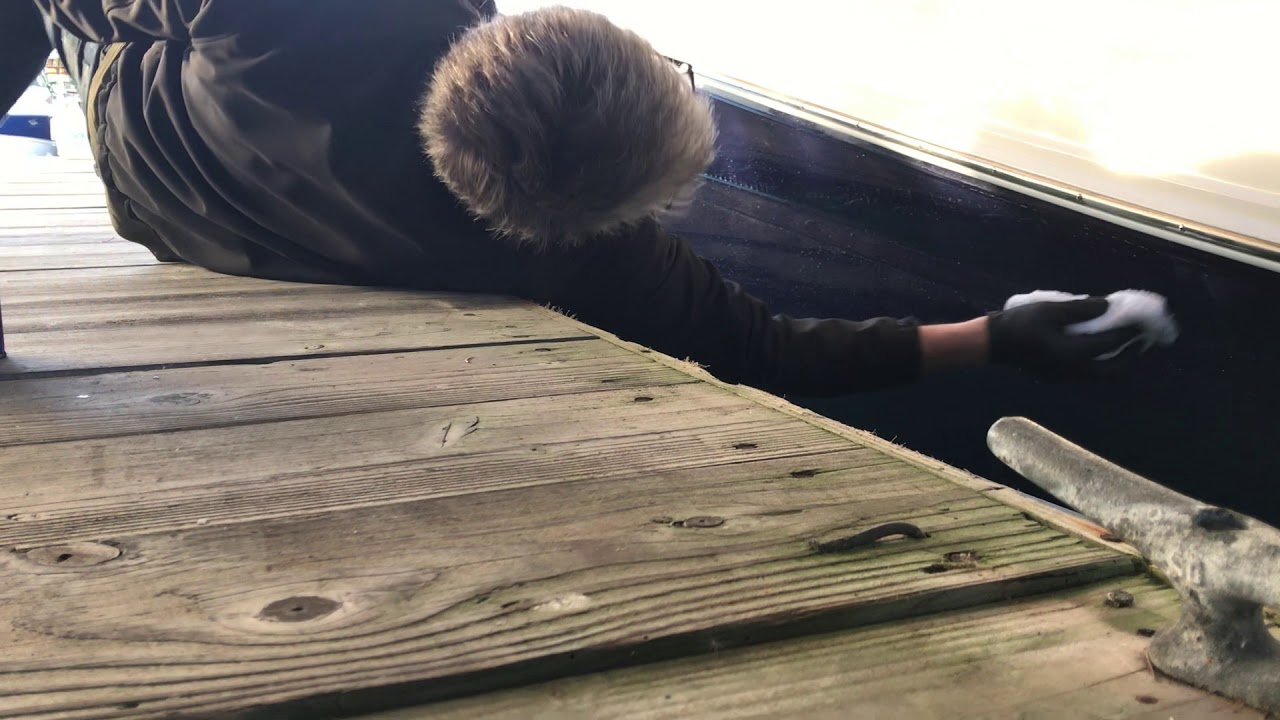 Oh no a huge boat scratch! - YouTube