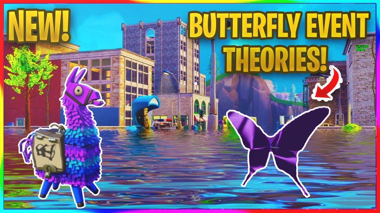 *NEW* FORTNITE BUTTERFLY EVENT THEORIES | Old Map Returning, Flooded ...