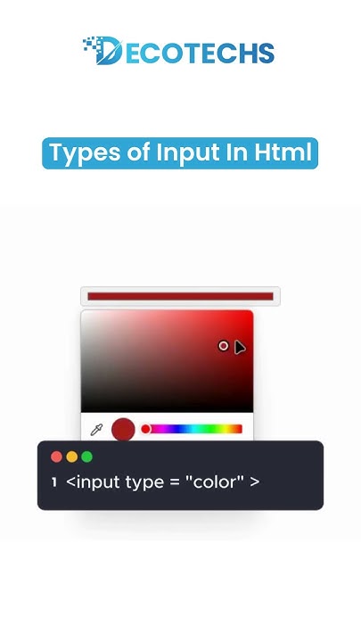 Discover the Versatility of HTML Input Types - YouTube