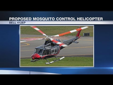 Collier County looks to invest in mosquito control helicopters - YouTube