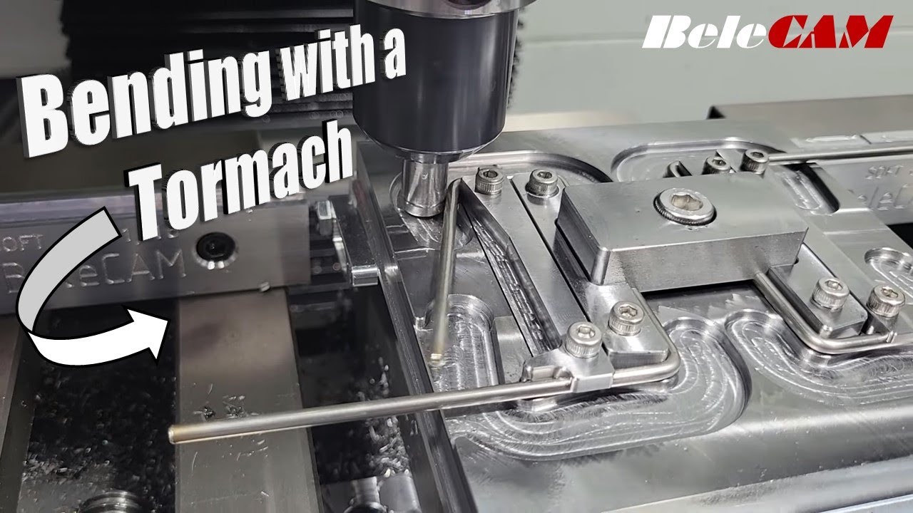 CNC bending 304 rods - Tormach - YouTube