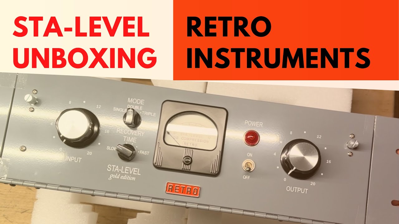 The legendary 1956 Gates Sta-Level unboxing recreated Retro Instruments ...