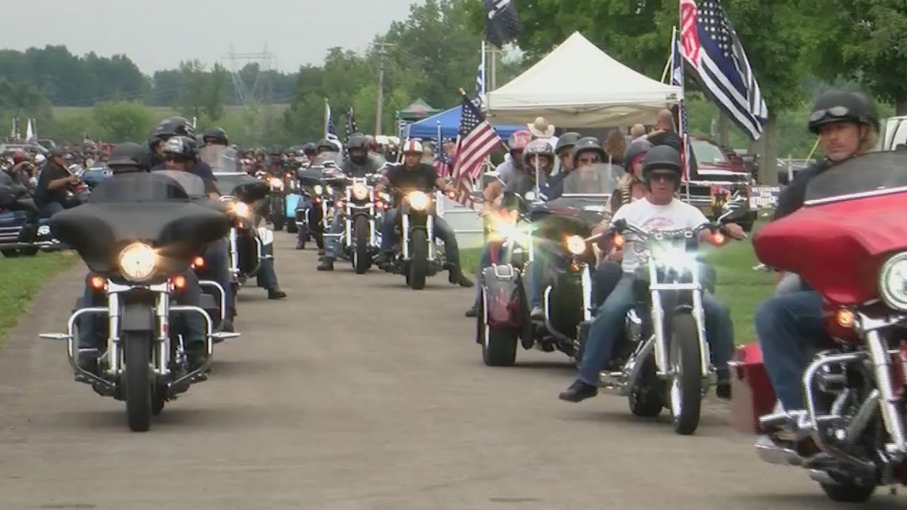 Bikes, cars, trucks and more gathered for the Back the Blue Ride ...