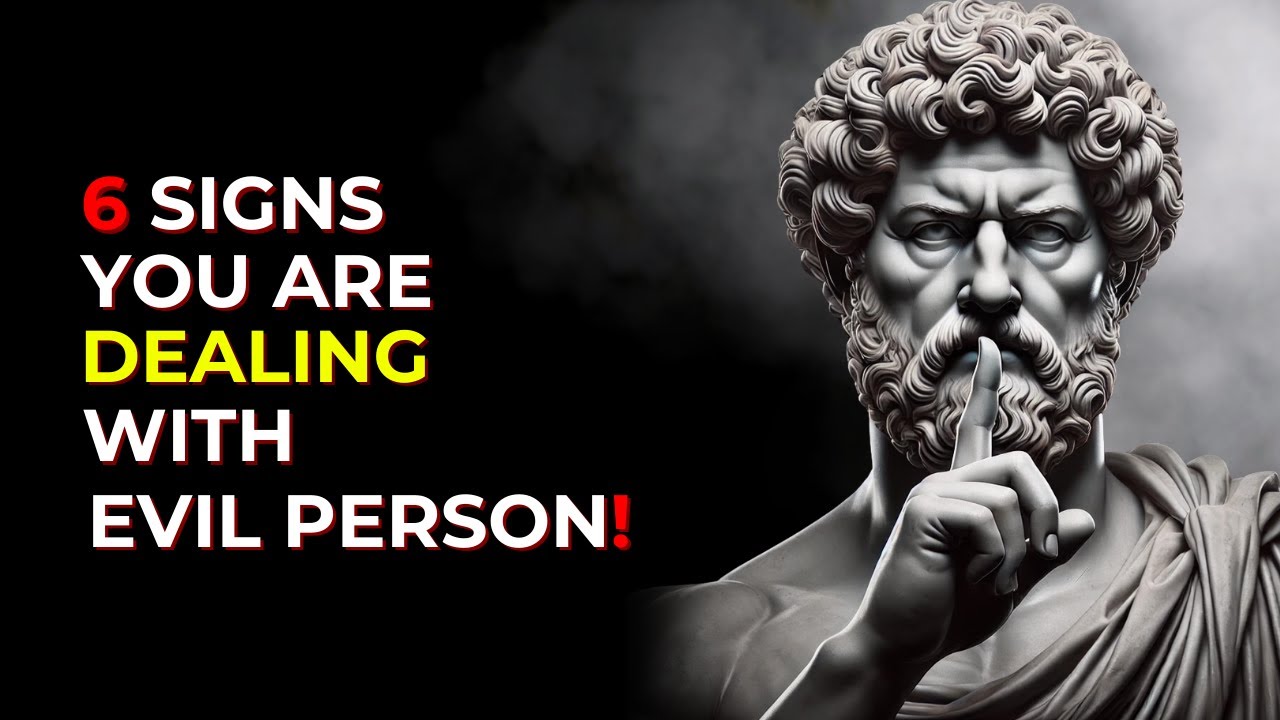 6 Clear Signs You’re Dealing with an Evil Person #stoicism - YouTube