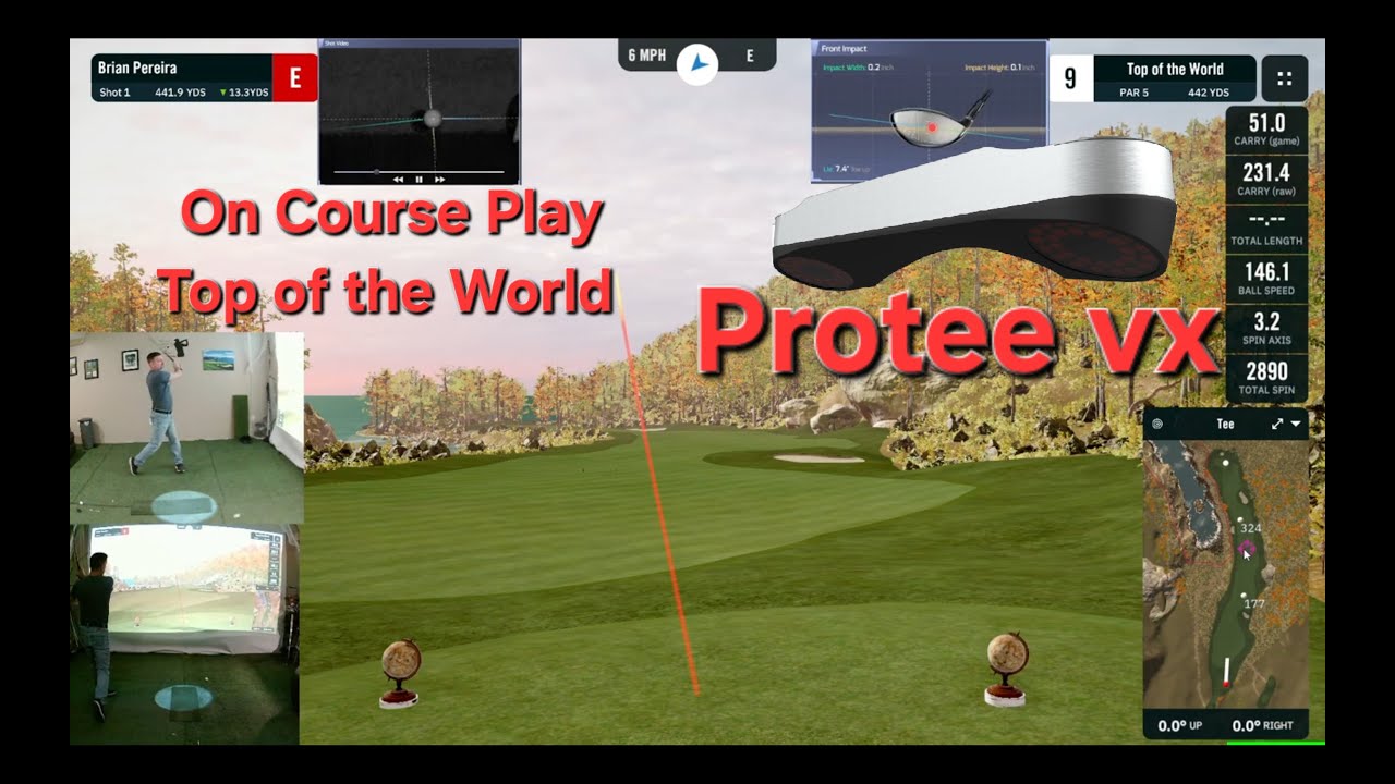 GSPro Protee VX On Top of the World - YouTube