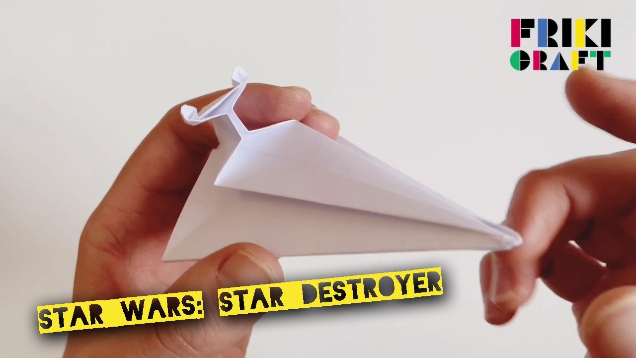 Destructor Estelar de origami. Star Wars Star Destroyer - YouTube