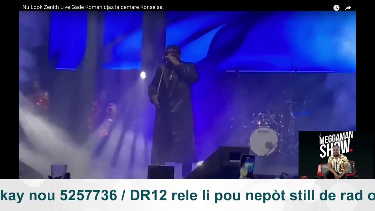 Nu look Zenith live 9mars bèl show gade avek mwen . Kisaw panse ? Kompa ...