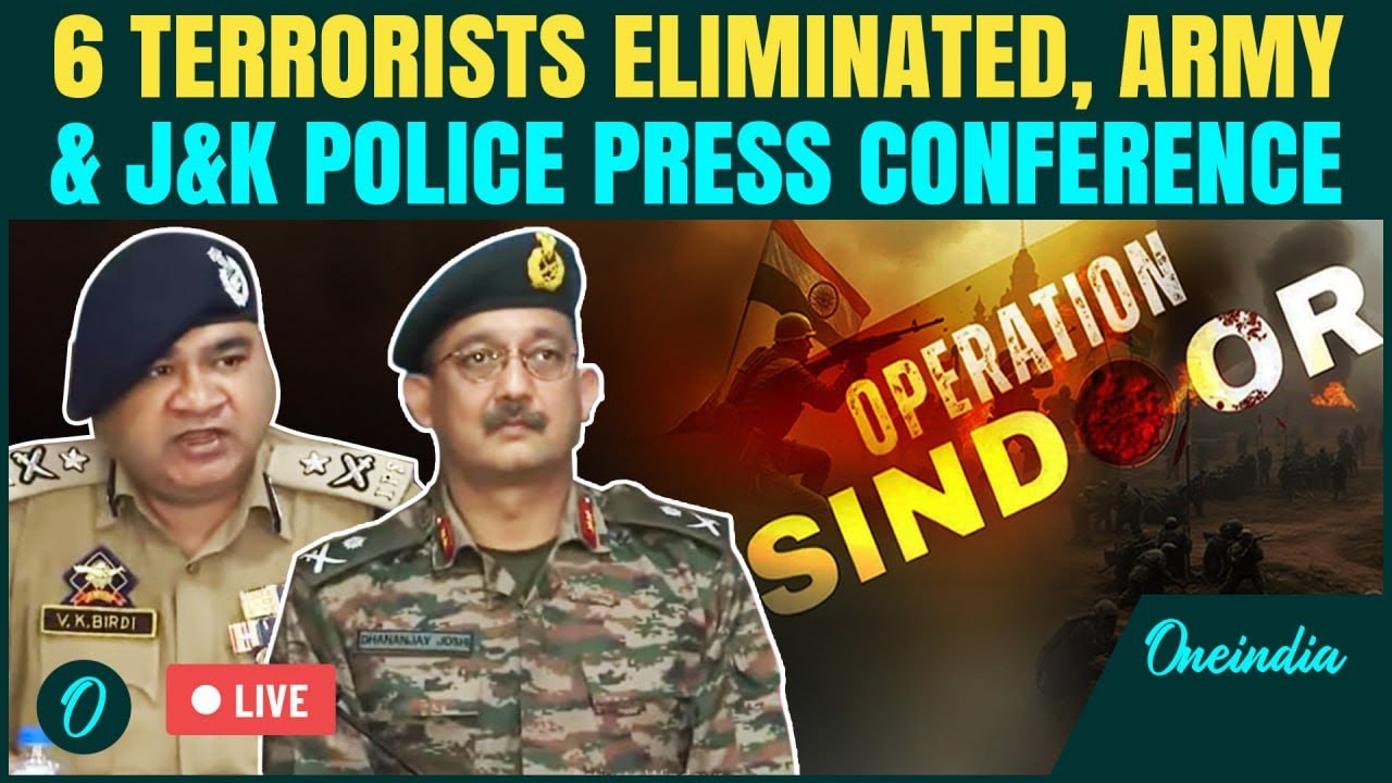Operation Sindoor: 6 Terrorists Killed in Nader Tral | Army & J&K ...
