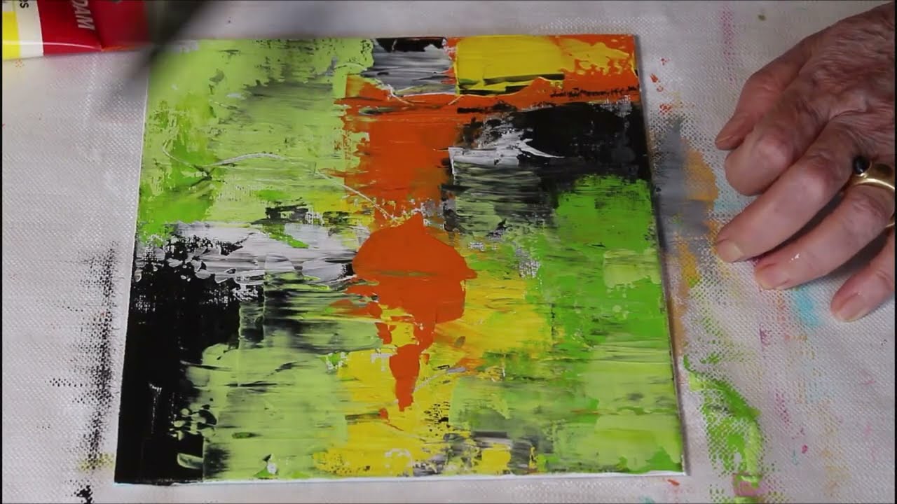 Ein kleines Mini Bild für Anfänger - Schritt für Schritt - YouTube