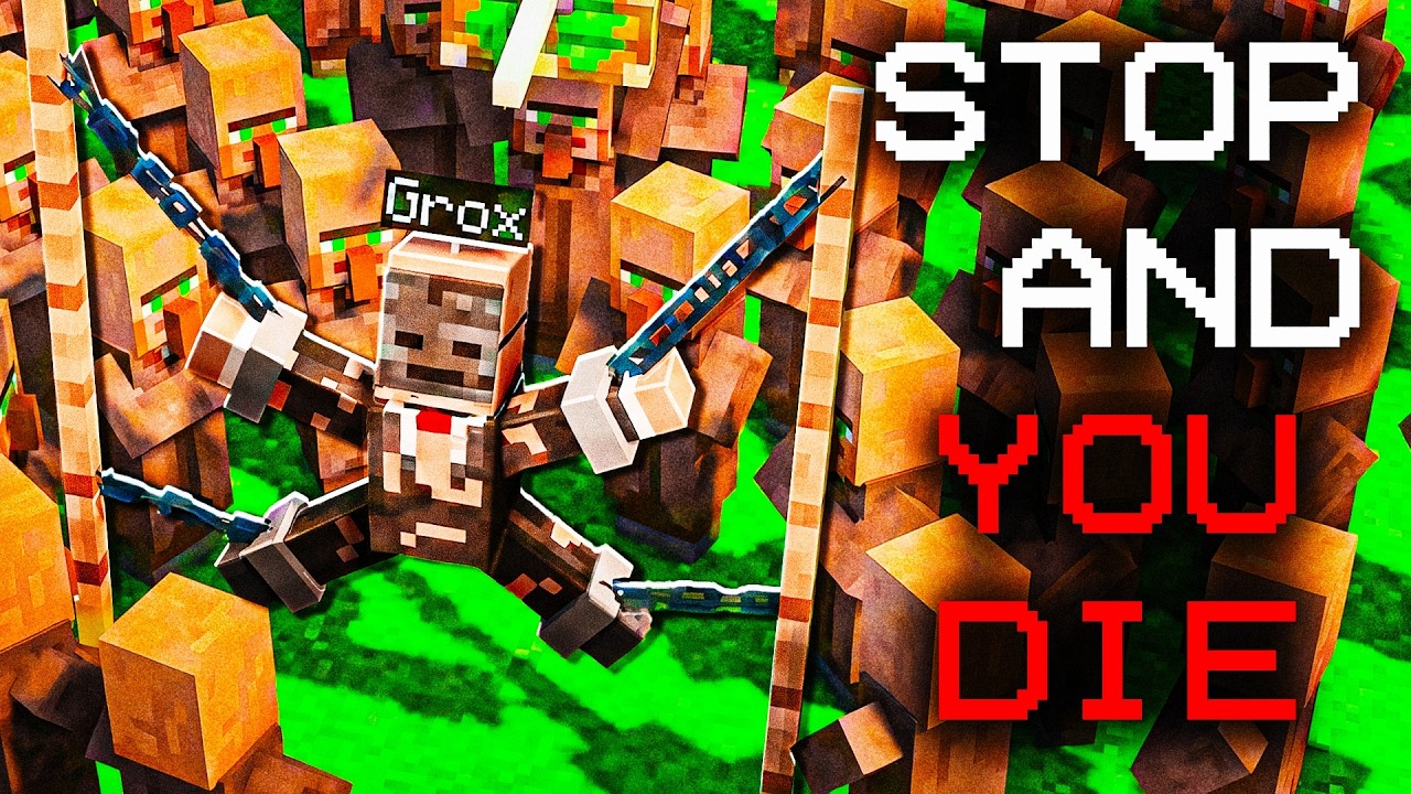 The Grox 1,000,000 Villager Manhunt Is INSANE.. - YouTube