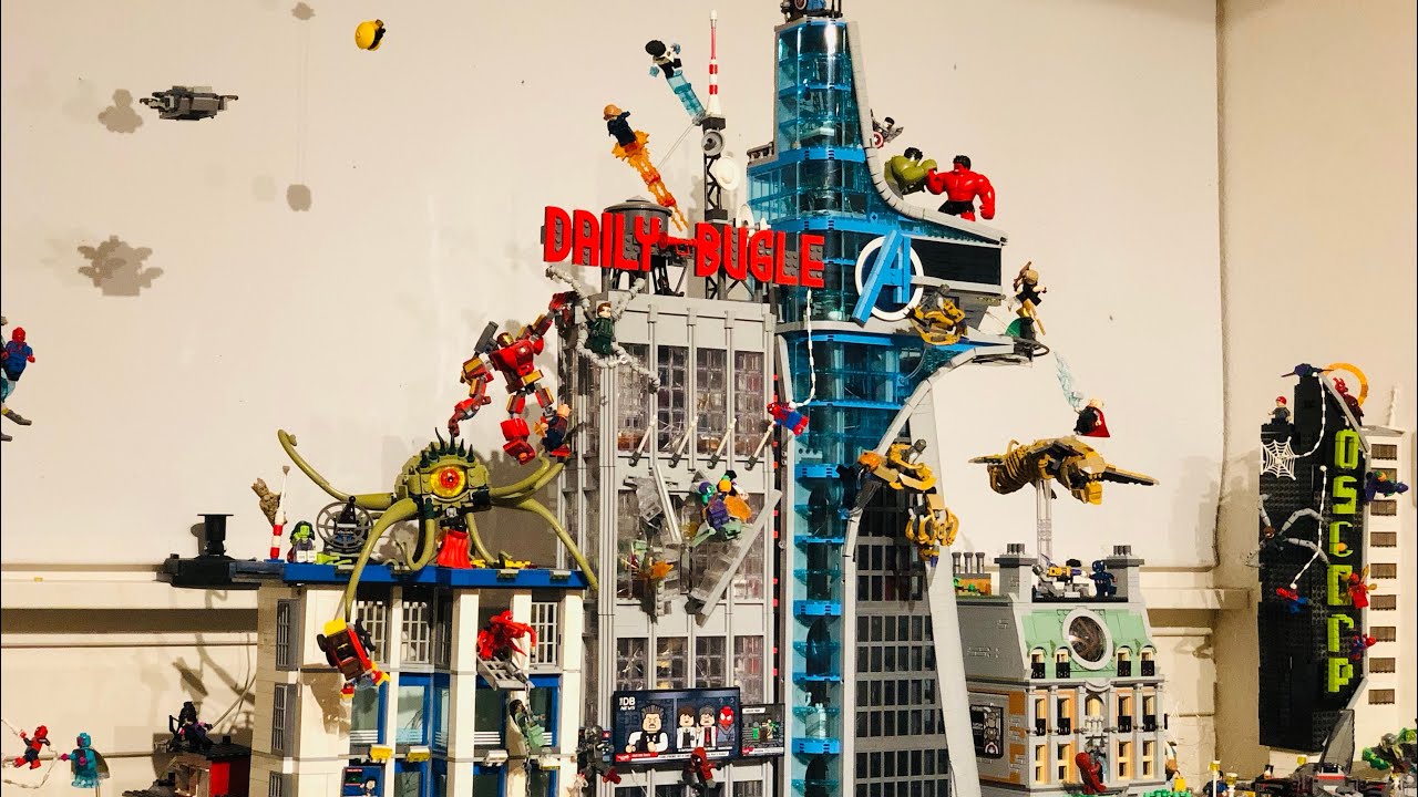 My LEGO Marvel city - YouTube