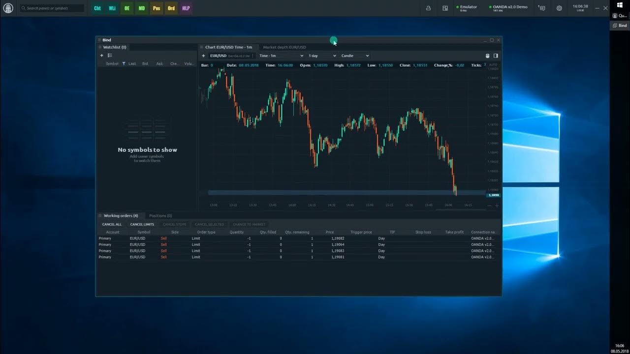 Quantower Tutorial: Crafting Binds for Enhanced Trading - YouTube