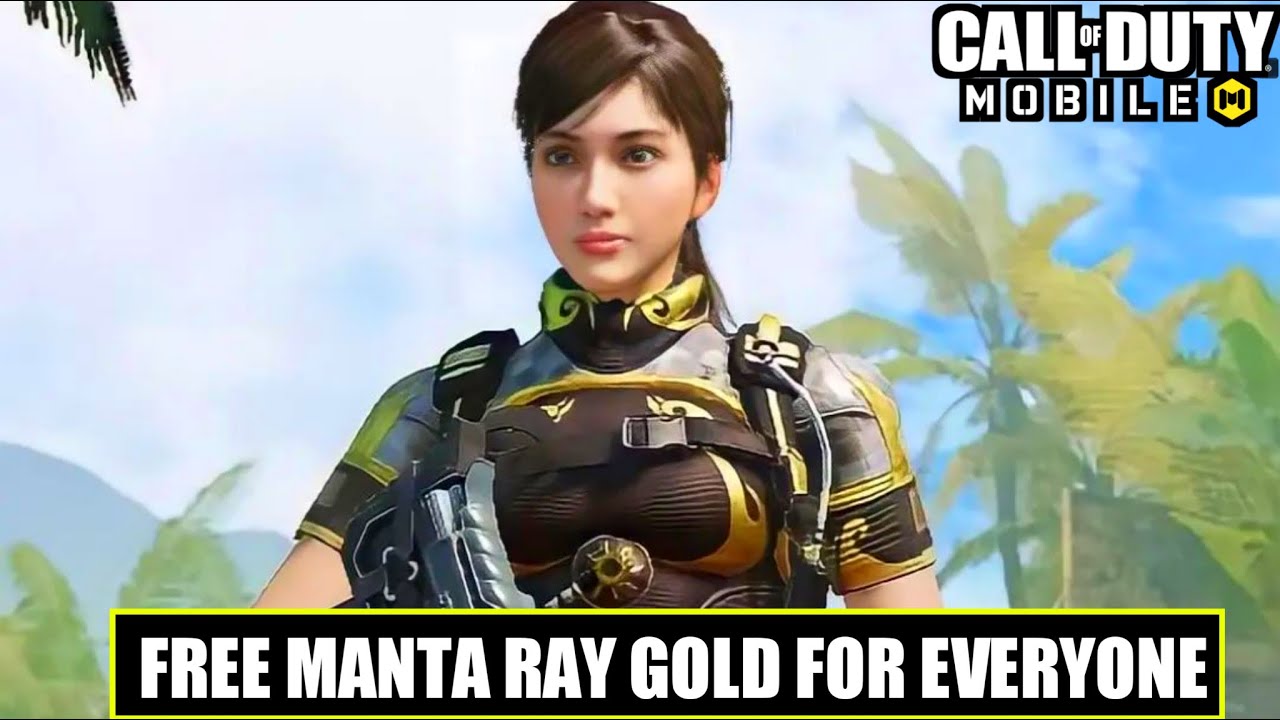 *NEW* Codm Free Manta Ray Gold For Everyone Seasonal Challenge - YouTube