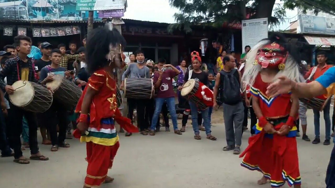 Lakhe Dance at Krishna Mandir 2017 - YouTube