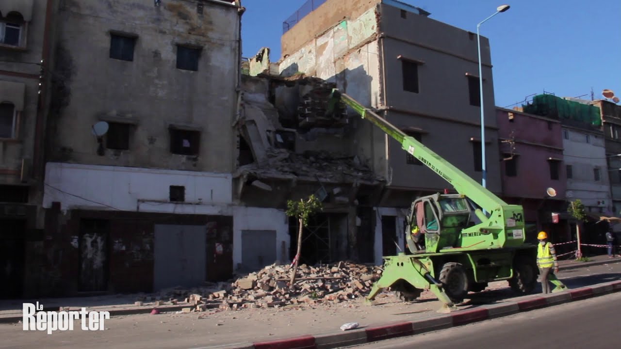 Casablanca/Habitats menaçant ruine:Les démolitions ont démarré au ...