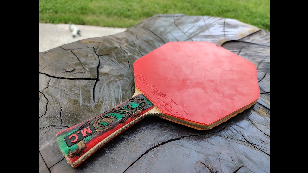 DIY table tennis racket, from zero to hero(ping pong paddles) - YouTube