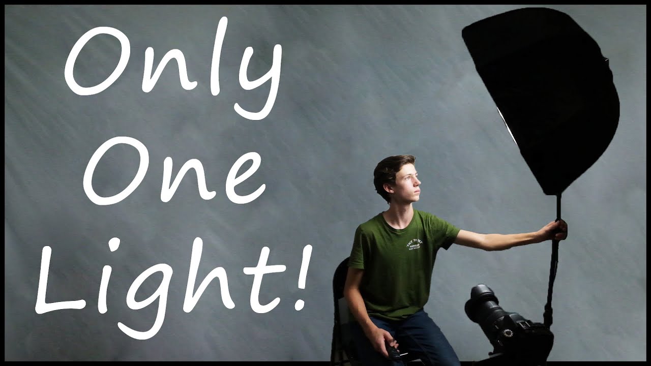 The Five Best ONE LIGHT Setups For Photo or Video - YouTube