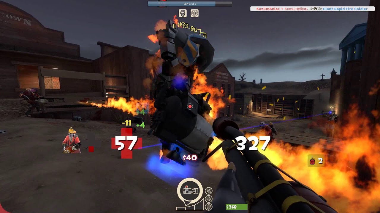 TF2: MVM - 6 Pyro (Ghost Town 666) - Сжигая всё на своём пути - YouTube
