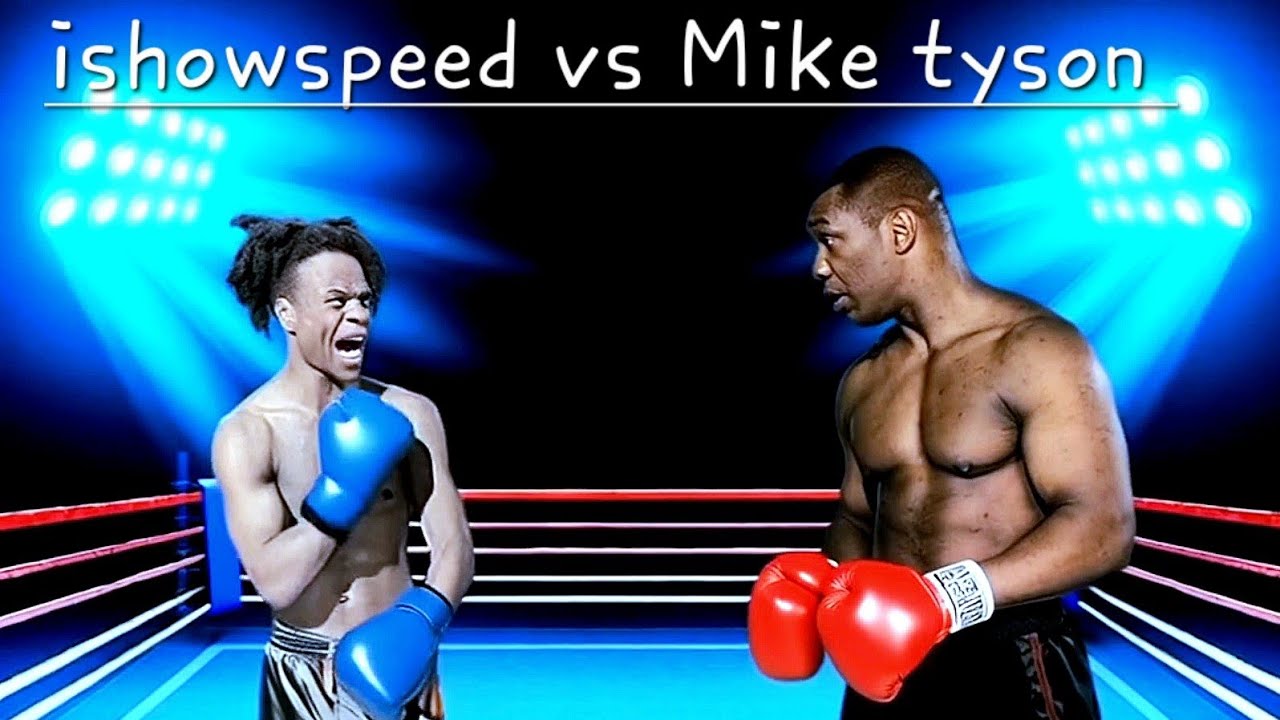 Ishowspeed vs. Mike tyson Boxing Ring | Teaching | funny 😁 - YouTube