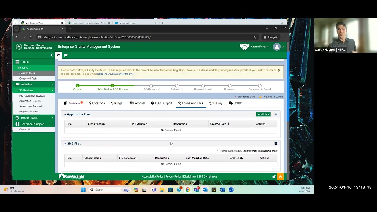 LDD GMS Training: Reviewing Applications as an LDD (April 2024) - YouTube