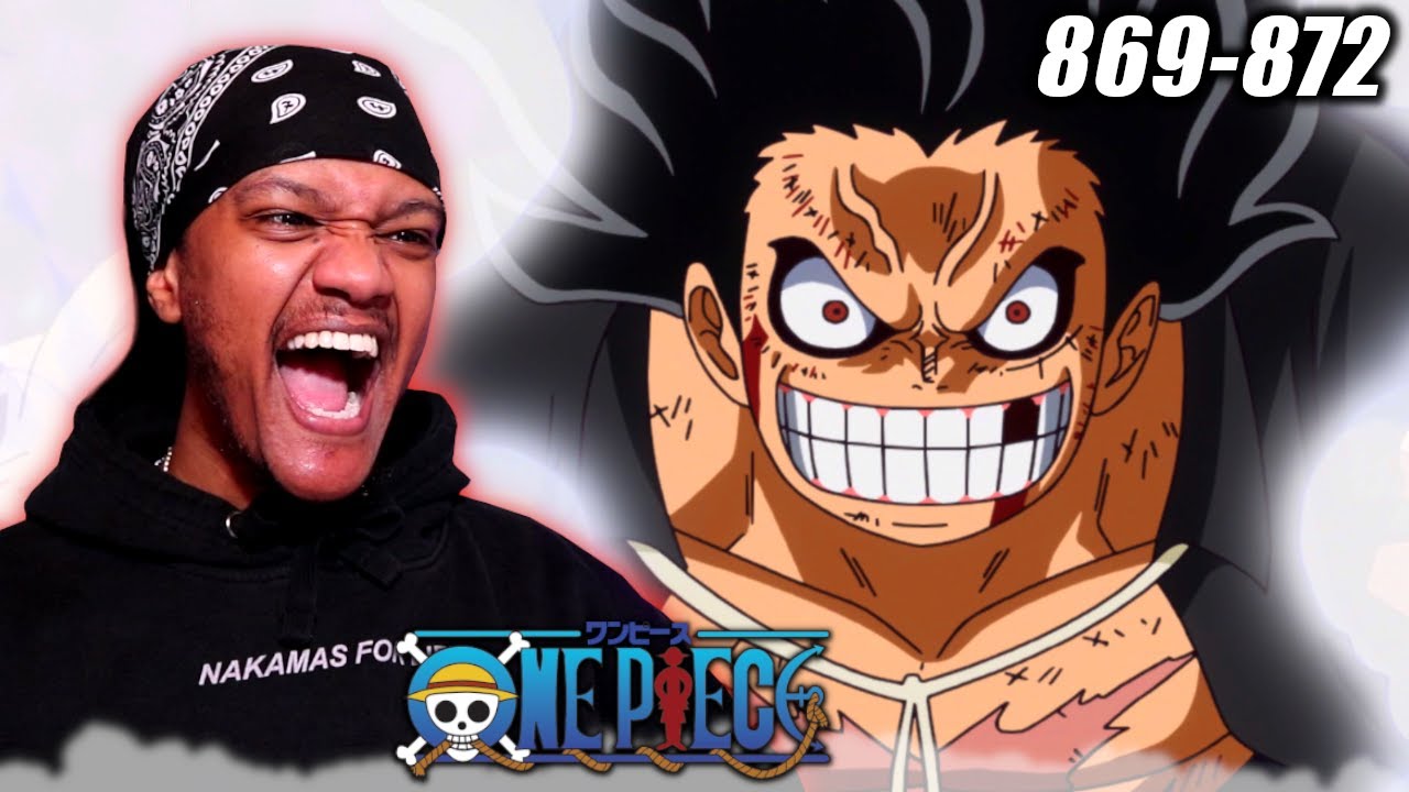 LUFFY GEAR 4 SNAKEMAN!! | One Piece Episode 869-872 Reaction - YouTube