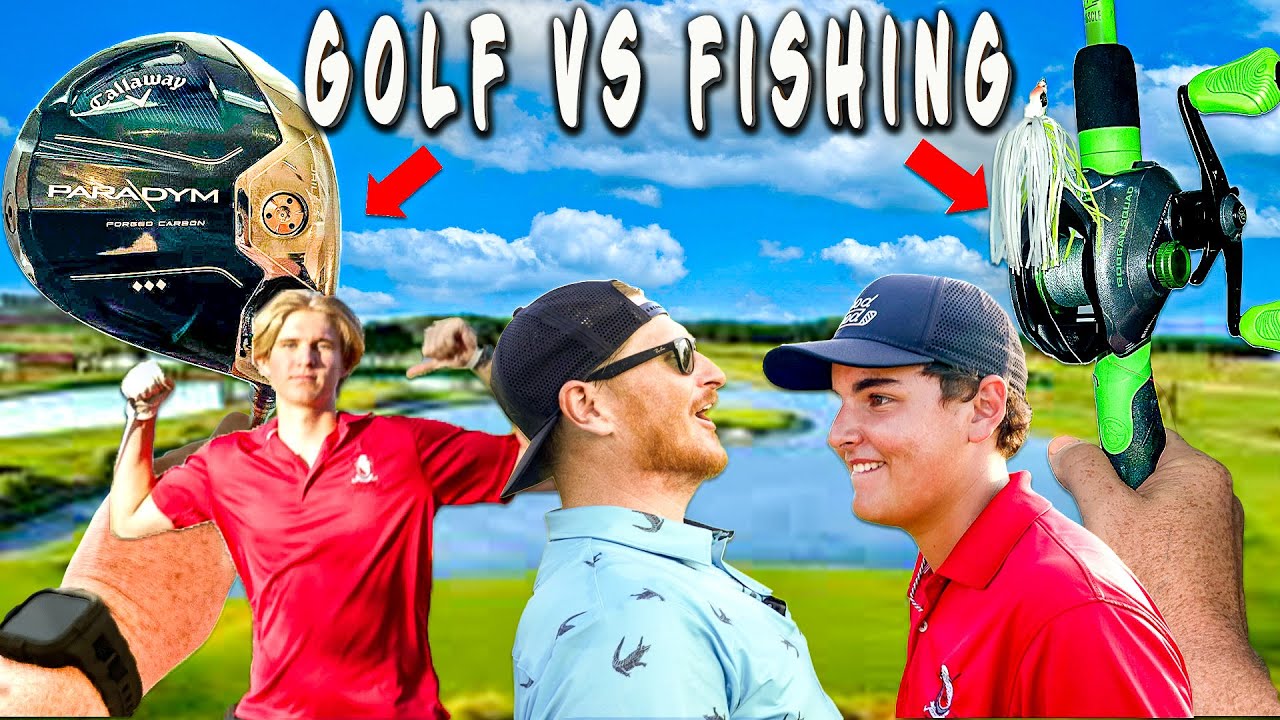 The FIRST EVER Golf and Fishing SCRAMBLE! - YouTube