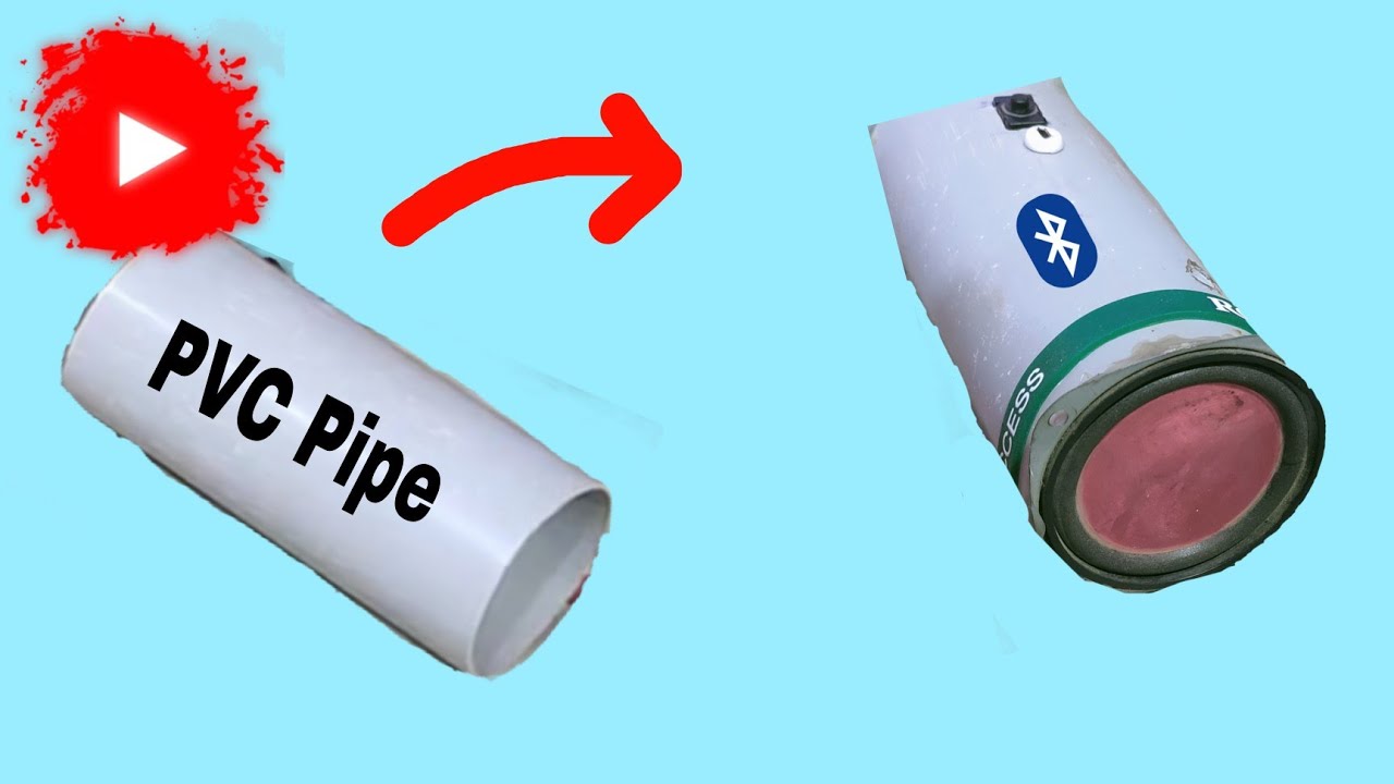how to make bluetooth speaker at home using pvc pipe || bluetooth ...