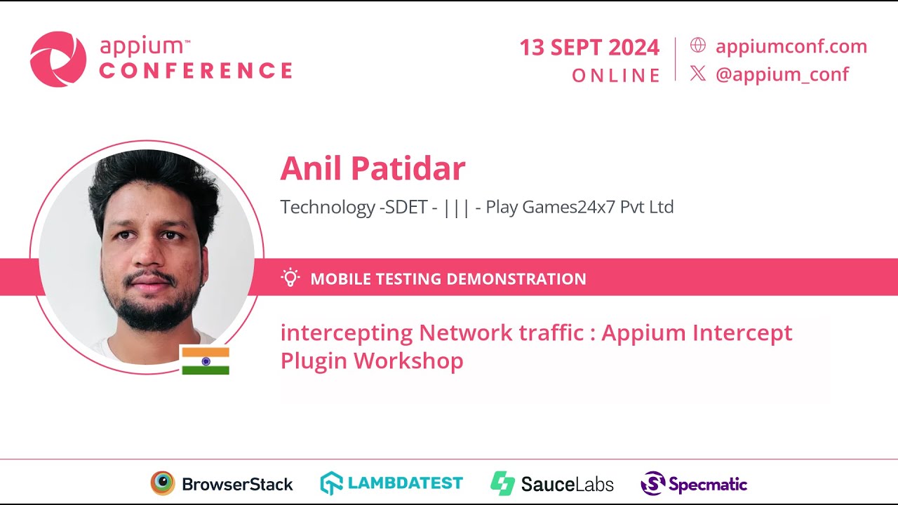 Intercepting Network traffic : Appium Intercept Plugin Workshop by Anil ...