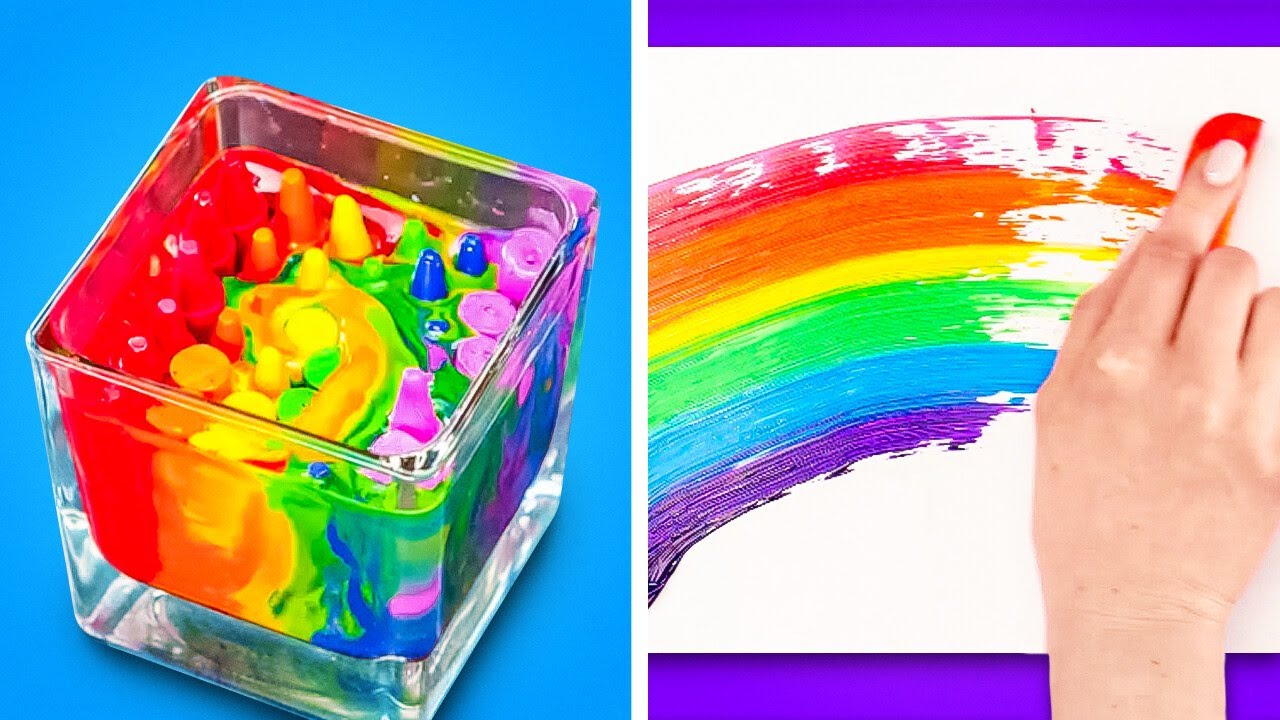 FANTASTIC RAINBOW CRAFTS FOR SCHOOL AND EVERYDAY LIFE - YouTube