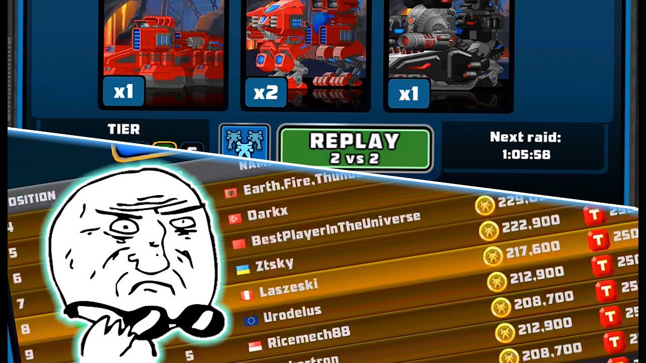 ENTERING THE TOP IN THE RAID [SUPER MECHS] - YouTube