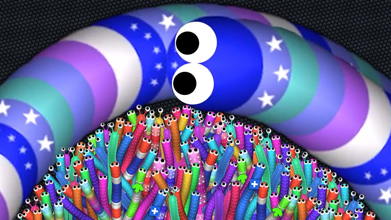 Slither.io A.I. 001 Strong Bad Snake Skin Hacked? vs. 989982 Snakes ...