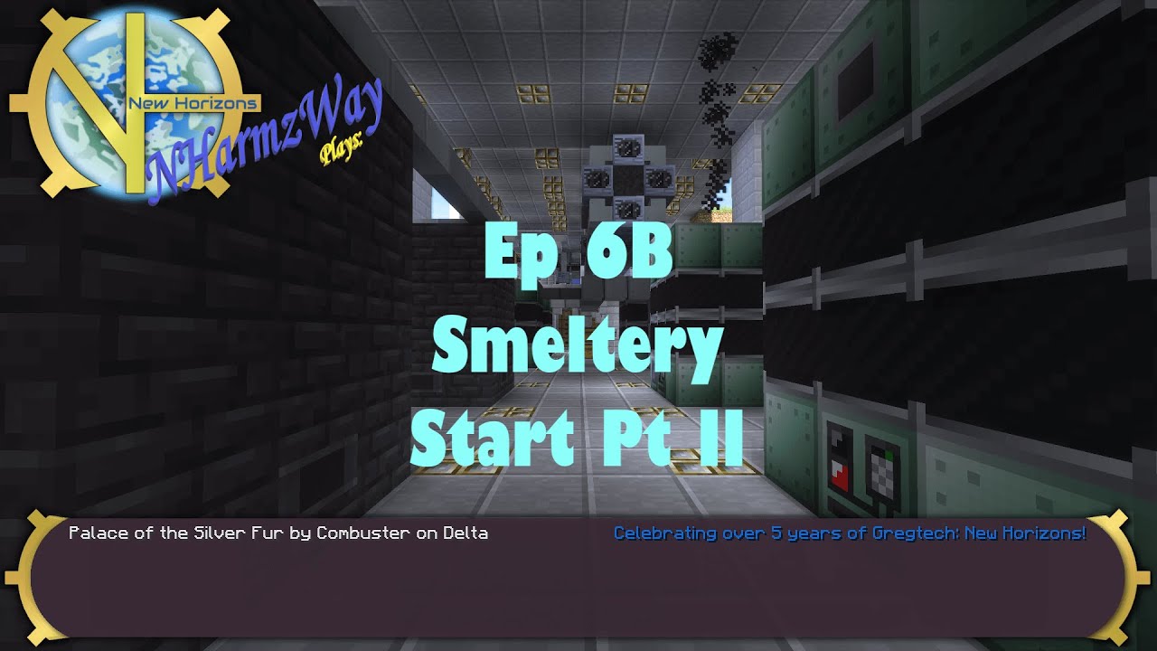 NHarmzWay Plays Minecraft GregTech New Horizons Ep 6B Smeltery Start Pt ...