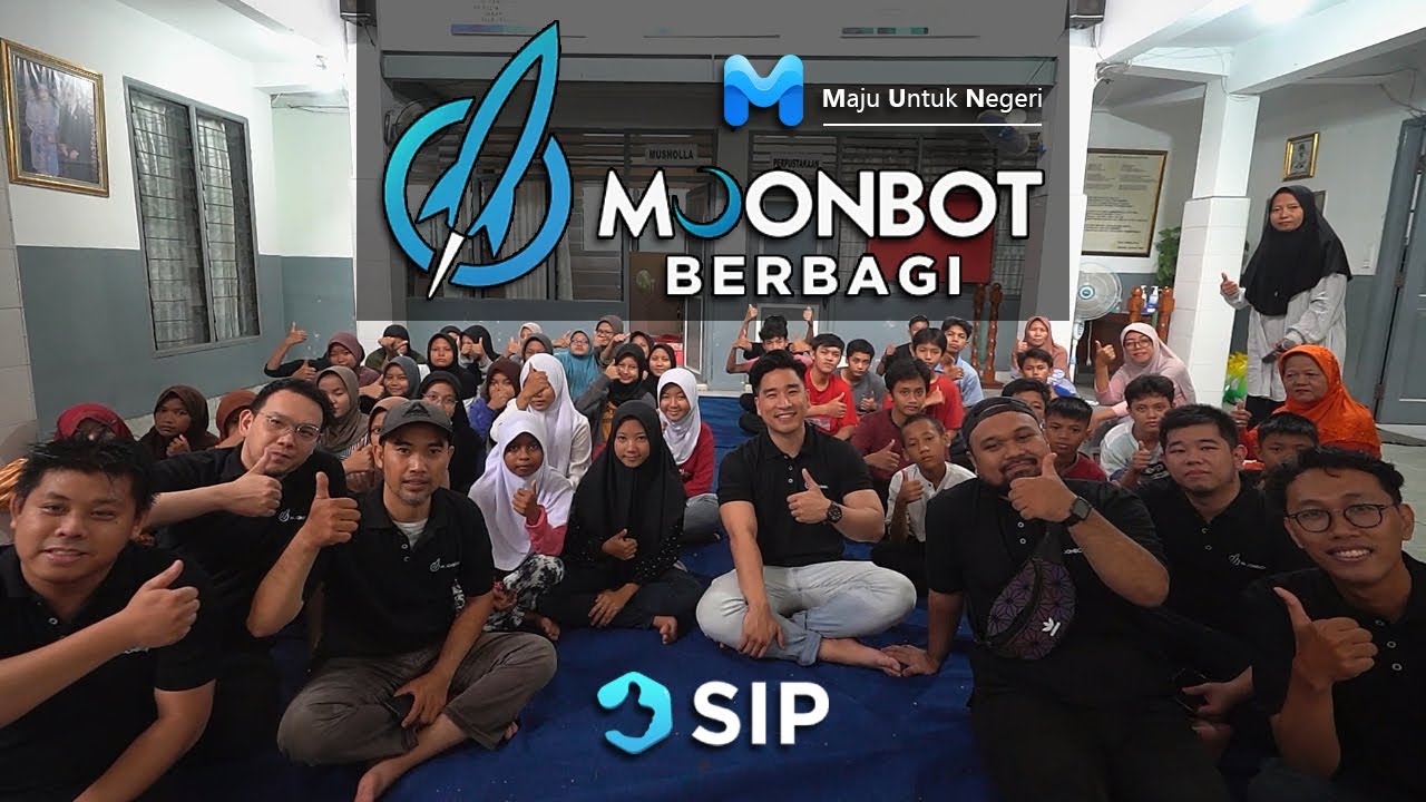 MoonBot Berbagi #Spotlution #SIPInternational #MajuUntukNegeri - YouTube