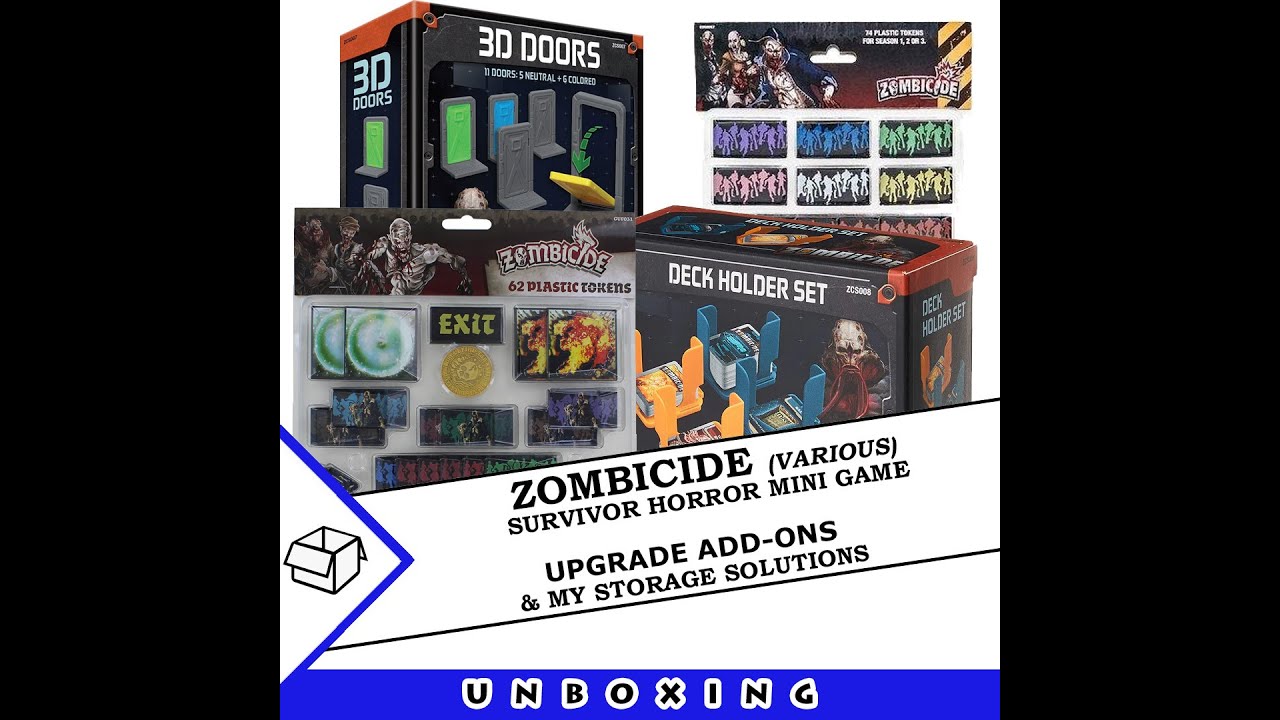 Zombicide Upgrade Add-Ons & My Personal Storage Solutions - YouTube