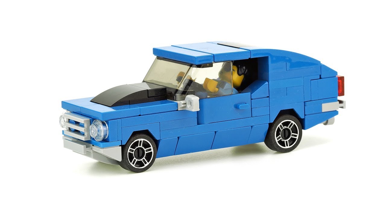LEGO Custom Muscle Car MOC Building Instructions - YouTube