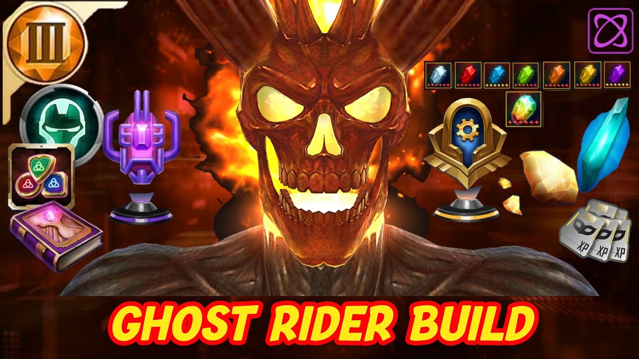 GHOST RIDER BUILD | Ghost Rider T3 Build | Marvel Future Fight - MFF ...