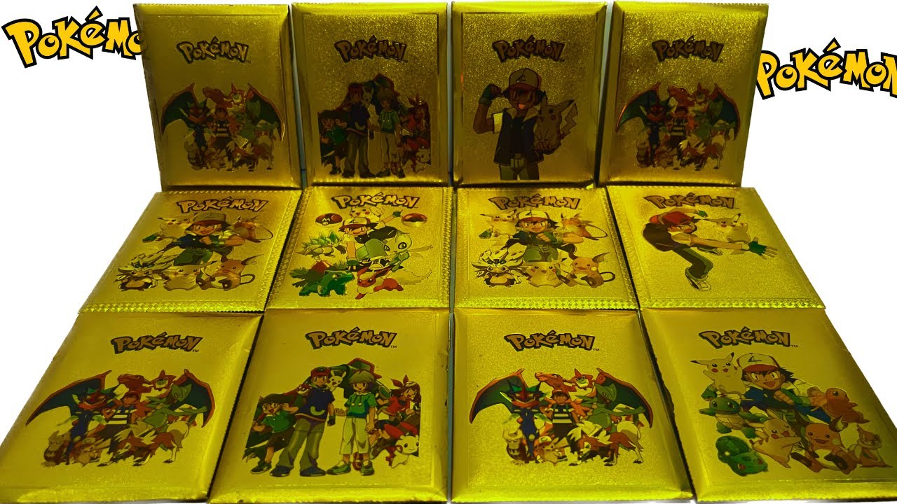 THE GREAT GOLDEN POKEMON BOOSTER PACK COLLECTION | Pokemon Gold Cards # ...