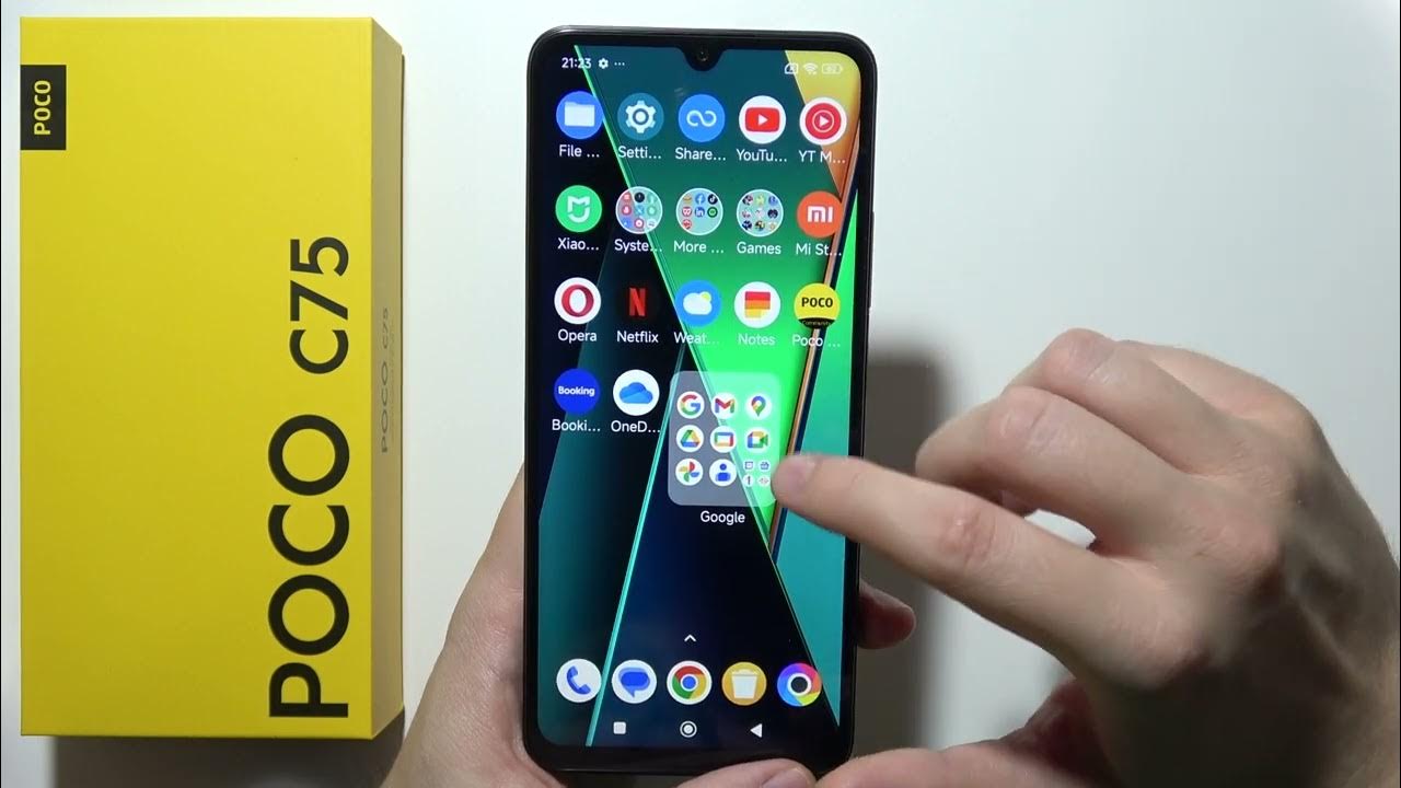 POCO C75: How to Change Folder Size - YouTube