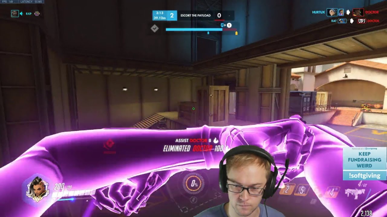 Overwatch Sombra God Fitzy Showing His Hacking Skills - YouTube