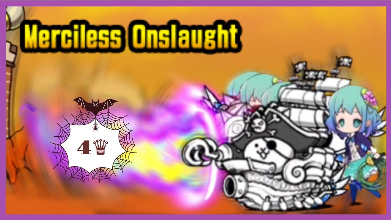 The Battle Cats - Merciless Onslaught - 33/3 SOL (4 Star/Crown) - YouTube