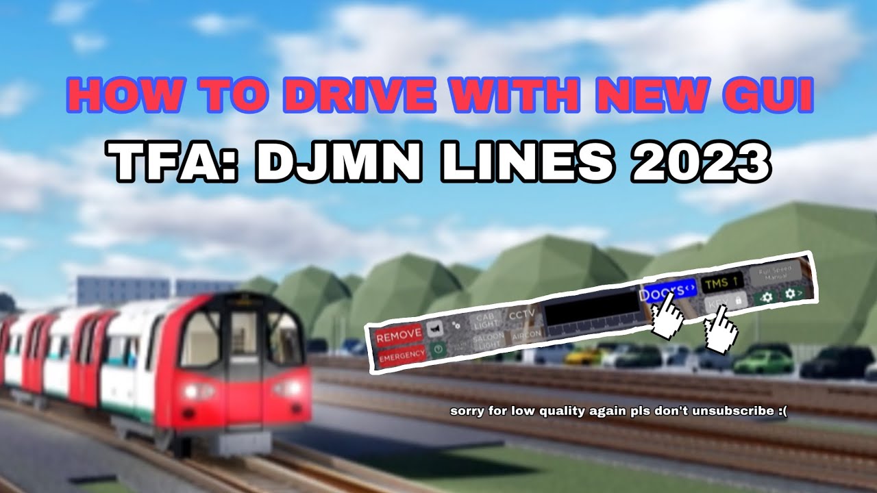 Roblox TFA: DJMN Lines | How To Drive with New GUI 2023 (100% FOR ...