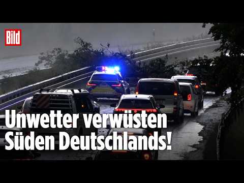 Wetter-Chaos in Bayern: Tornadoverdacht! Superzellen hinterlassen Schneise der Verwüstung!