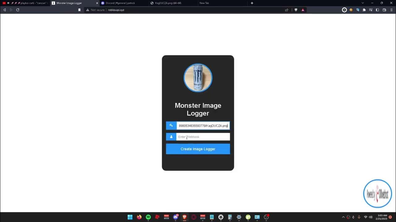 Image Logger 2023 discord Roblox WORKING - YouTube
