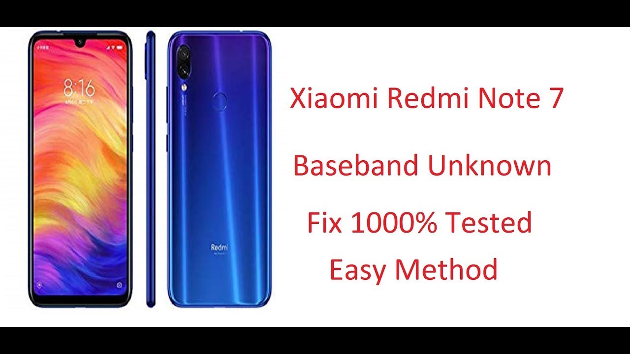 Redmi Note 7 Imei Repair Baseband Unknown No Service Fix | How To Imei ...
