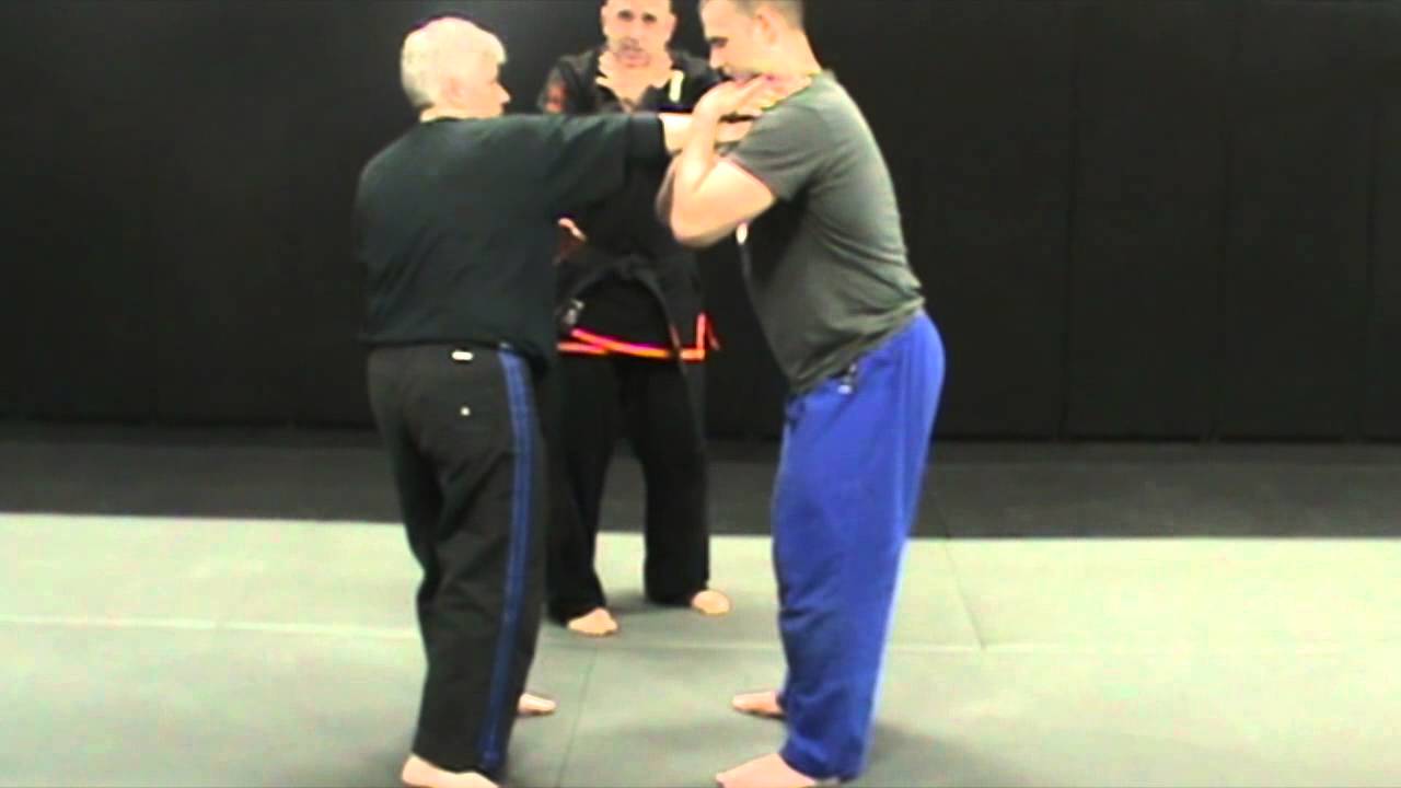 Front Choke Escape - #THEKARATEDOJO #SELFDEFENSETIPS - YouTube