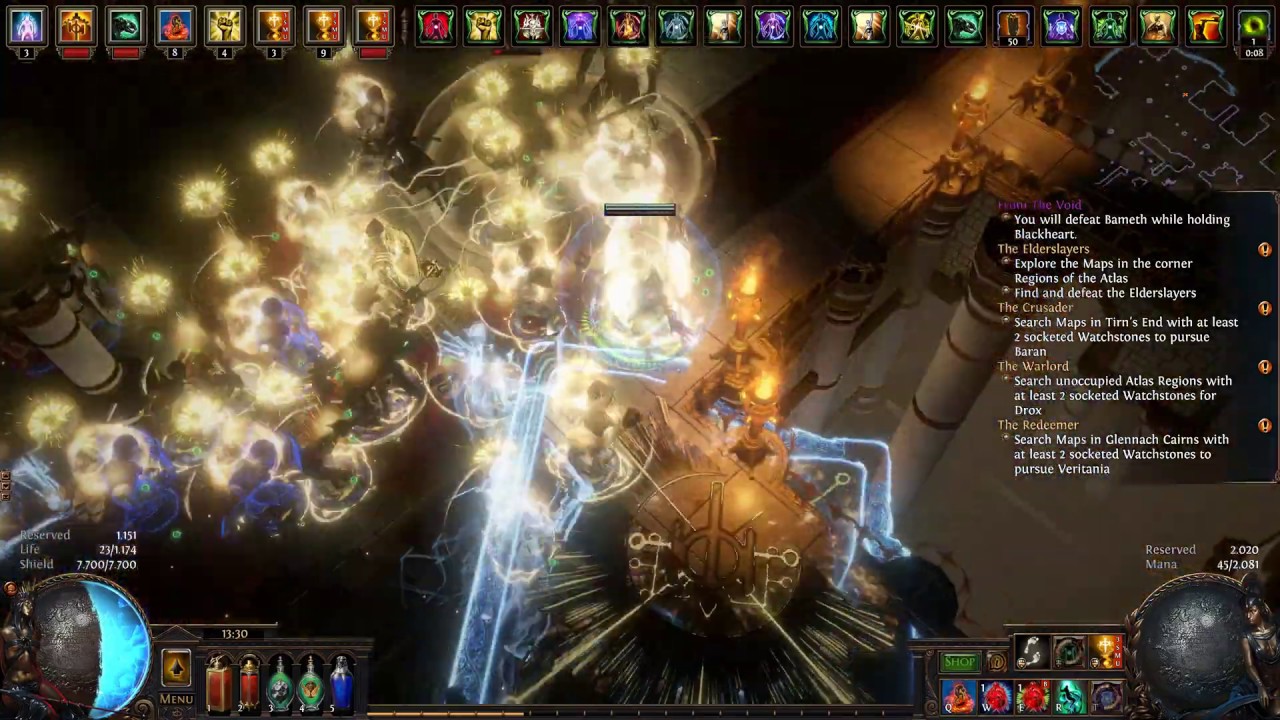 Path of Exile - Guardian MinionAura - Harvest League 3.11 - Temple Map ...
