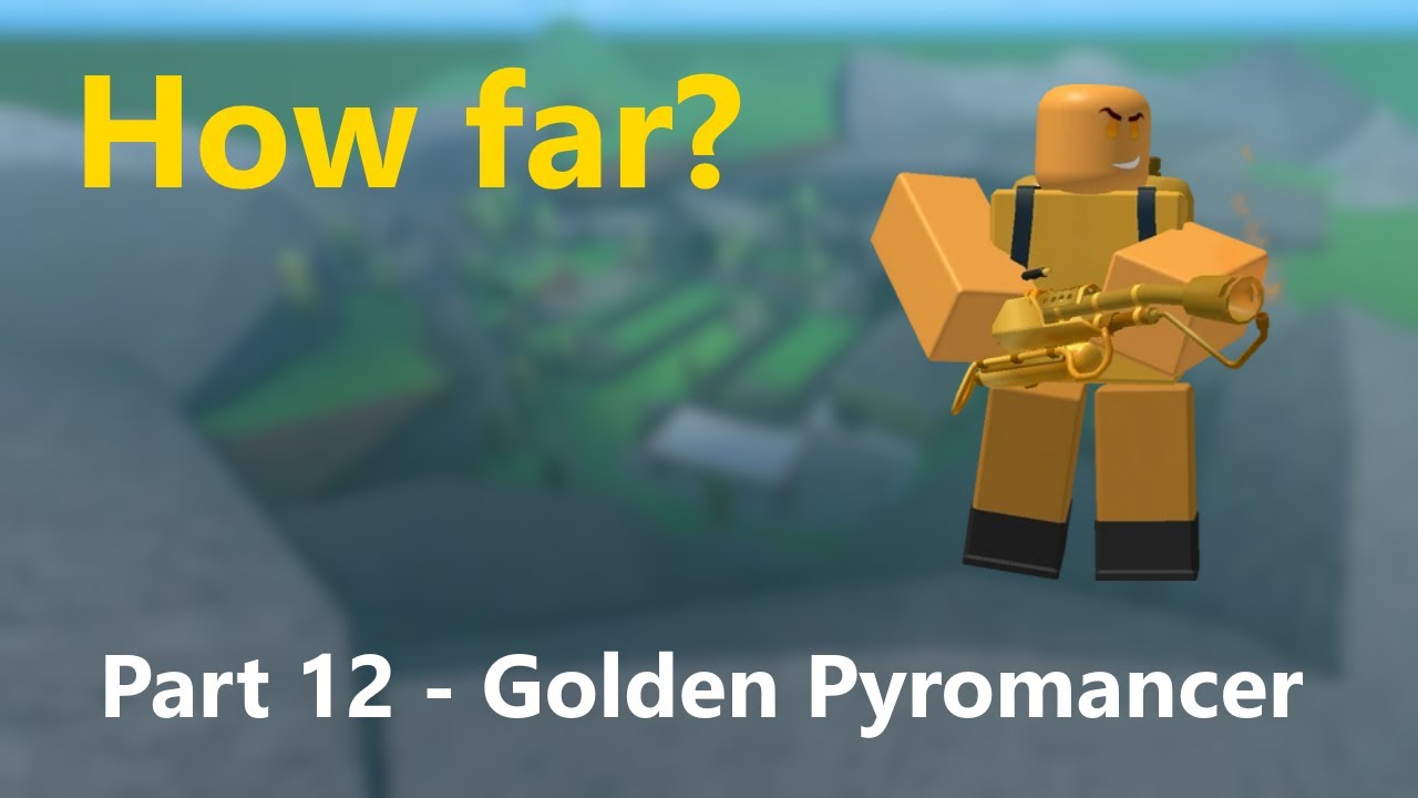 How far can you solo with only Golden Pyromancer? | Tower Defense ...