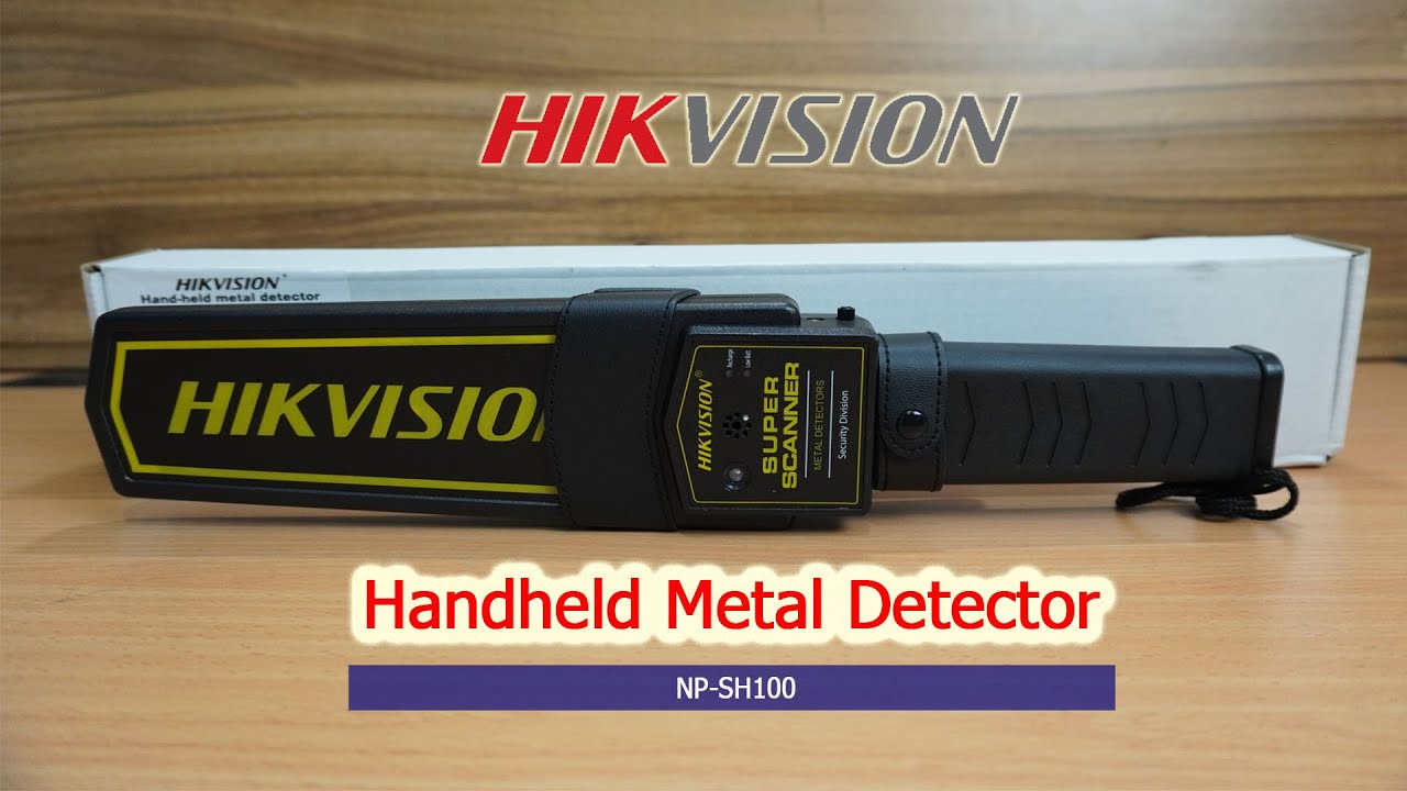 HIKVISION NP-SH100 Handheld Metal Detector - YouTube