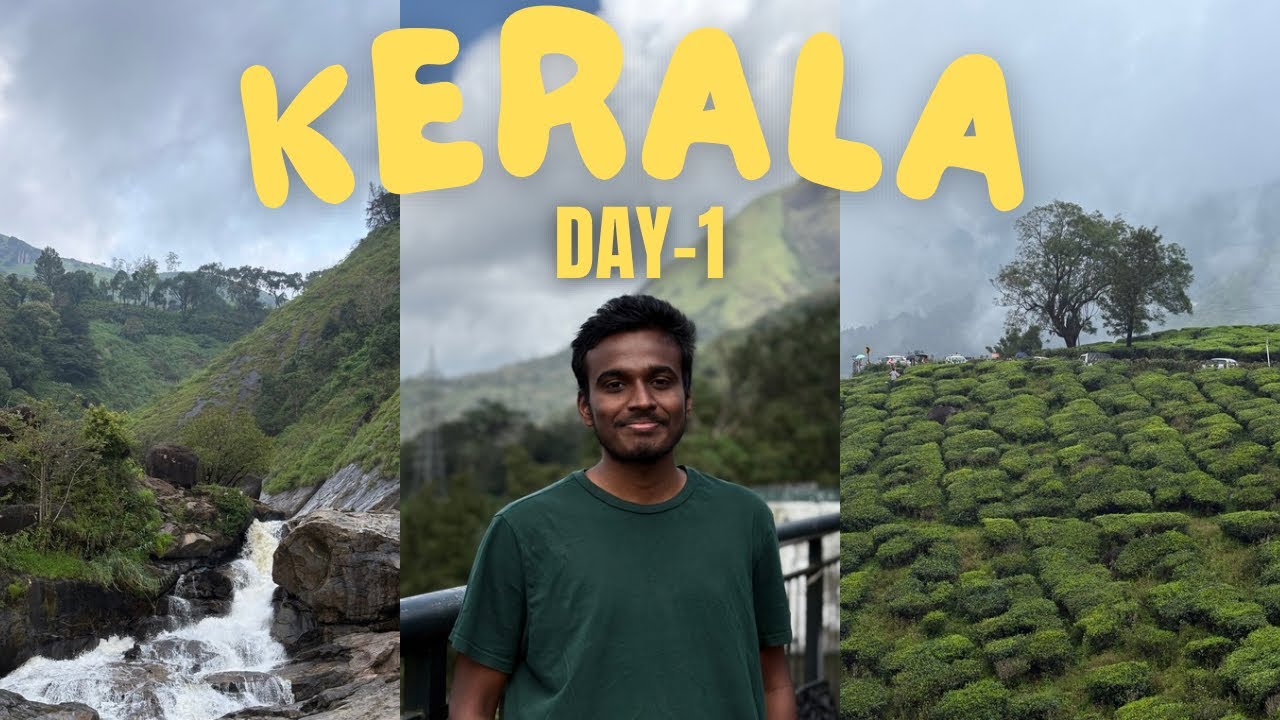 “Kerala Trip Day 1 🌿 Chittoor to Munnar | Post-Exam Adventure Begins 🎒 ...