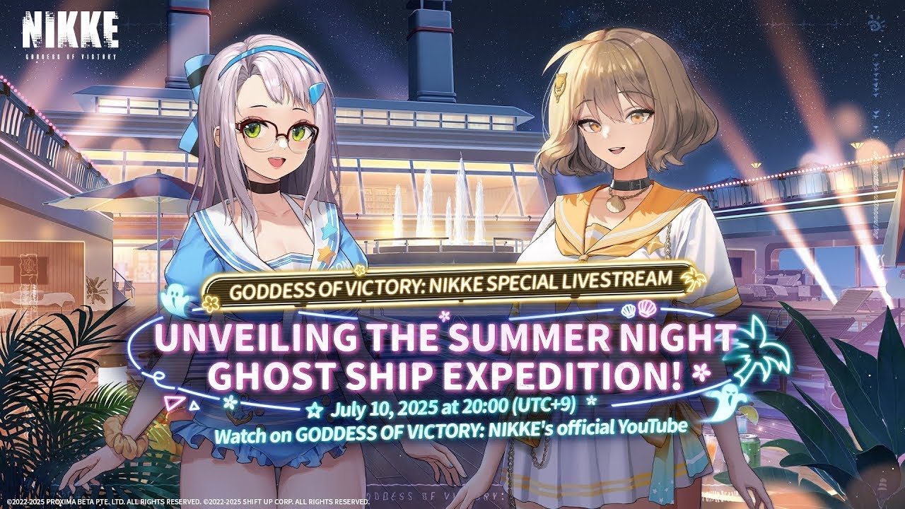 NIKKE Special Live stream! Summer night ghost ship reaction! - YouTube